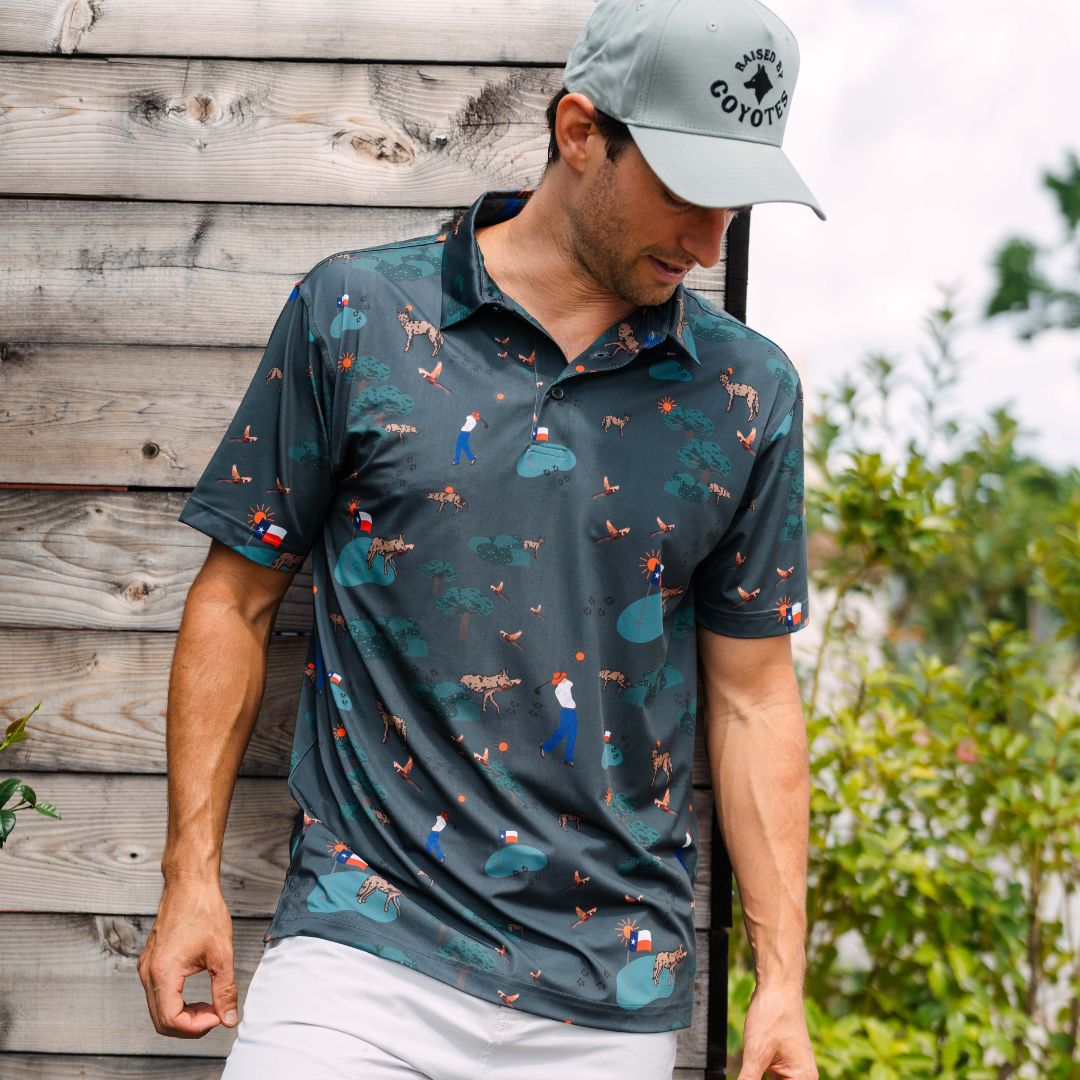 Coyote Country Club Golf Polo – Raised by Coyotes